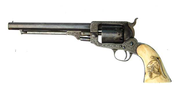 RARE FACTORY ENGRAVED WHITNEY NAVY REVOLVER.