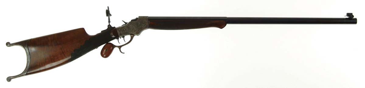 STEVENS MODEL 51 SCHUTZEN RIFLE.