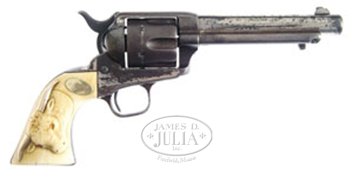ULTRA-RARE EXTREMELY EARLY PINCHED FRAME COLT SGL ACTION ARMY REVOLVER.