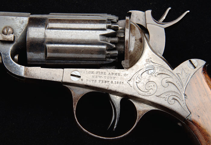 VERY RARE WALCH 12-SHOT NAVY REVOLVER.