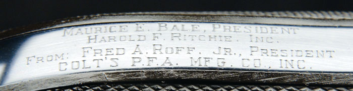 *RARE COLT PRESENTATION 2ND GENERATION SINGLE ACTION ARMY REVOLVER.