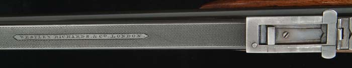 DELUXE ENGRAVED WESTLEY RICHARDS MARTINI SINGLE SHOT RIFLE.