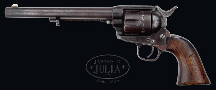 ULTRA-RARE COLT PINCH FRAME SINGLE ACTION ARMY REVOLVER.