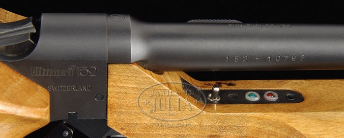 *HAMMERLI MODEL 152 INTERNATIONAL MATCH ELECTRONIC SINGLE SHOT PISTOL.