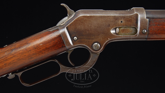 RARE BRITISH PROOFED COLT BURGESS LEVER ACTION RIFLE.