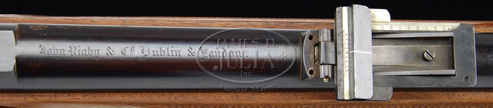 RIGBY BANKS PATENT SINGLE SHOT FALLING BLOCK M.B.L. (MILITARY BREECH ...