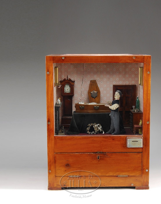 DENNISON “UNDERTAKER” COIN-OP AUTOMATON.