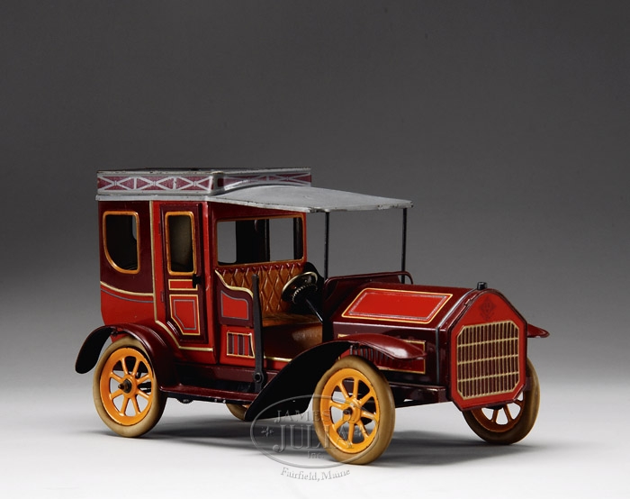 FANTASTIC 1910 LITHOGRAPH CLOCKWORK DELUXE LIMOUSINE BY BING.