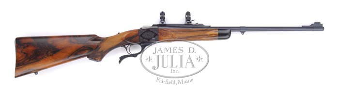 *SPECTACULAR CUSTOM RUGER NO. 1 SINGLE SHOT RIFLE.