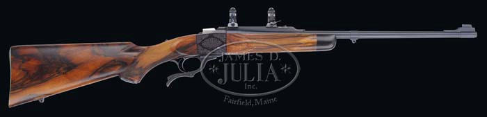 *SPECTACULAR CUSTOM RUGER NO. 1 SINGLE SHOT RIFLE.