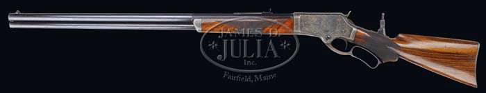 EXTREMELY RARE FACTORY ENGRAVED DELUXE MARLIN MODEL 1881 LEVER ACTION ...