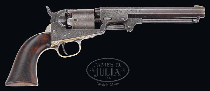 RARE CASED ENGRAVED INVENTOR PRESENTATION COLT MODEL 1849 PERCUSSION ...