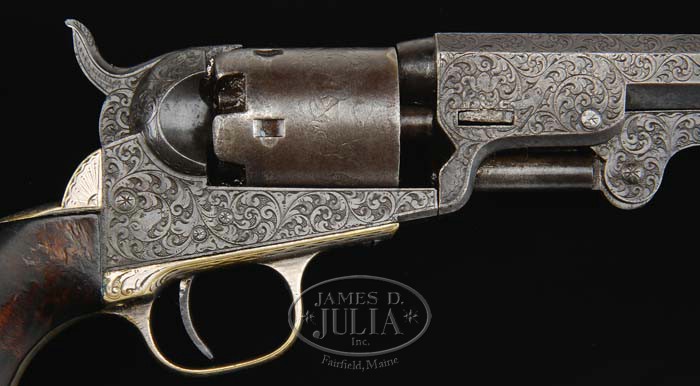 RARE CASED ENGRAVED INVENTOR PRESENTATION COLT MODEL 1849 PERCUSSION ...