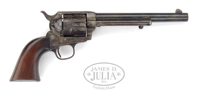 SCARCE “NEW JERSEY” MARKED COLT SINGLE ACTION ARMY CAVALRY REVOLVER ...