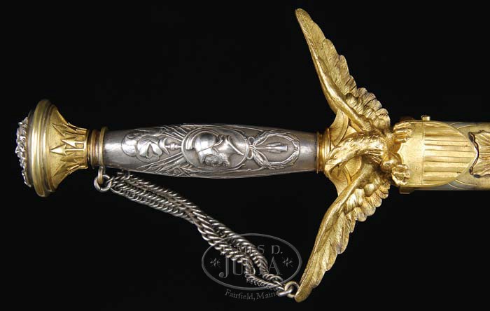 MAGNIFICENT HIGH GRADE TIFFANY & CO. PRESENTATION SWORD, SCABBARD ...