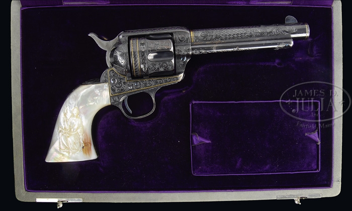 THE WORLD’S MOST FAMOUS ENGRAVED & GOLD INLAID COLT SINGLE ACTION ARMY ...