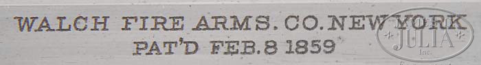 RARE WALCH NAVY 12-SHOT PERCUSSION REVOLVER.