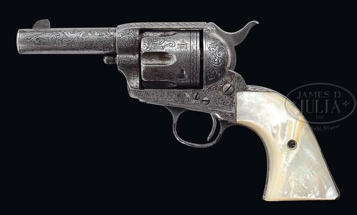 SPECTACULAR & RARE FACTORY ENGRAVED COLT SHERIFF’S MODEL SINGLE ACTION ...