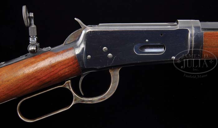 FIRST YEAR WINCHESTER 1894 TAKE DOWN LEVER ACTION RIFLE.