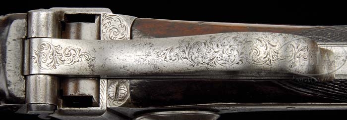EXTREMELY RARE EXHIBITION QUALITY SHARPS MODEL 1853 SPORTING RIFLE WITH ...