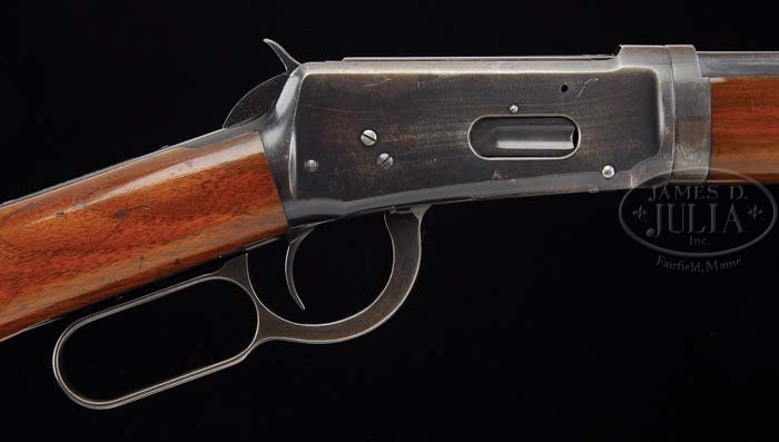 *SCARCE WINCHESTER MODEL 55 TAKEDOWN LEVER ACTION RIFLE.