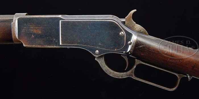 RARE WINCHESTER 1876 OPEN-TOP LEVER ACTION RIFLE.