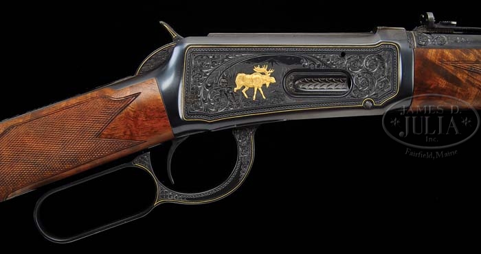 *BEAUTIFUL CUSTOM ENGRAVED WINCHESTER 94 DELUXE CARBINE.
