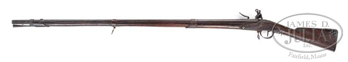 US SURCHARGED MODEL 1766 FLINTLOCK FRENCH MUSKET.