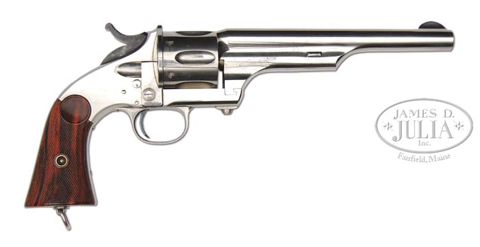 FINE PRESENTATION 1ST MODEL MERWIN & HULBERT ARMY SINGLE ACTION REVOLVER.