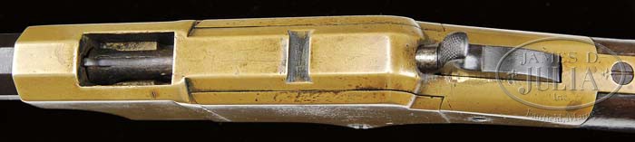 EARLY TWO-DIGIT HENRY LEVER ACTION REPEATING RIFLE.