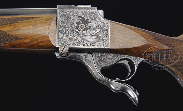 *SUPERB W.J. JEFFERY FARQUHARSON SINGLE SHOT RIFLE WITH ARNOLD GRIEBEL ...