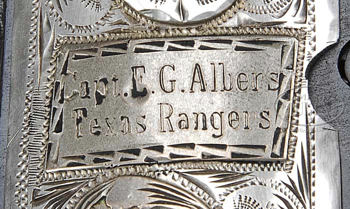 *ENGRAVED 1911A1 SEMI-AUTO PISTOL WITH TEXAS RANGER HISTORY.
