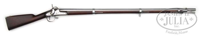 EXTREMELY RARE SPRINGFIELD PATTERN MODEL 1842 PERCUSSION MUSKET.
