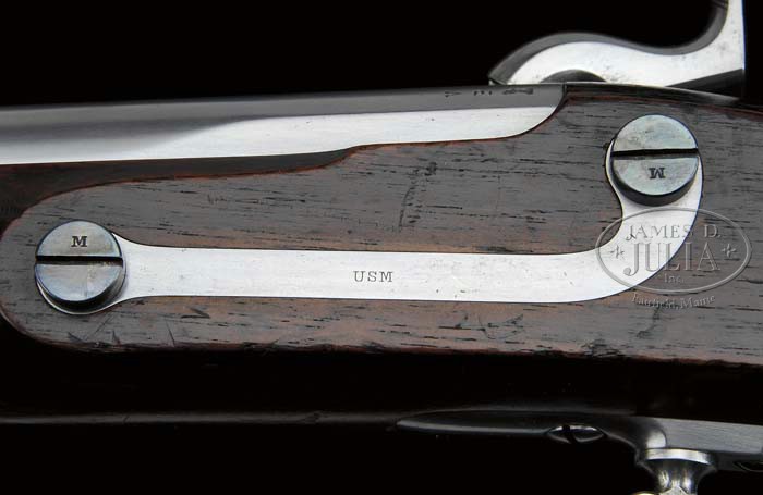 EXTREMELY RARE SPRINGFIELD PATTERN MODEL 1842 PERCUSSION MUSKET.