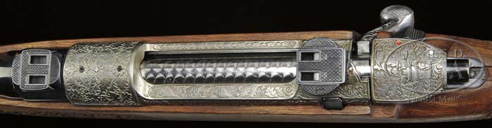 *HEYM MODEL SR 20 LUXE BOLT ACTION RIFLE WITH ORIGINAL SCOPE AND BOX.