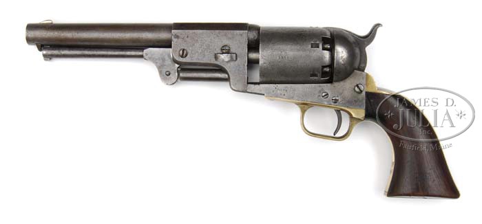 MARTIALLY MARKED COLT 3RD MODEL DRAGOON PERCUSSION REVOLVER.