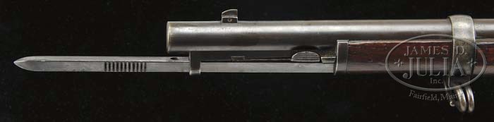 RARE SPRINGFIELD MODEL 1880 TRIAL TRAPDOOR RIFLE WITH SLIDING TRIANGLE ...