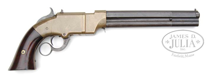 VOLCANIC ARMS NAVY MODEL LEVER ACTION PISTOL.