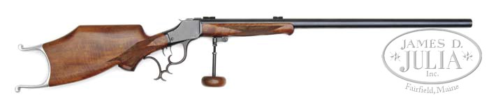 *LUCIAN CARY’S H. M. POPE WINCHESTER HIGH WALL SINGLE SHOT RIFLE, “THE ...