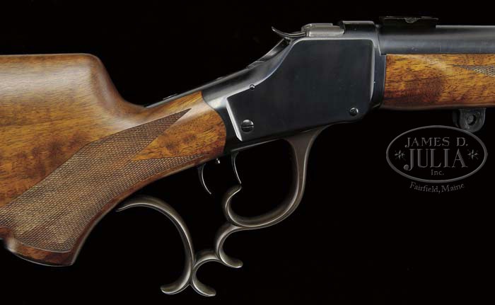 *LUCIAN CARY’S H. M. POPE WINCHESTER HIGH WALL SINGLE SHOT RIFLE, “THE ...