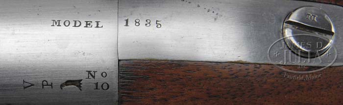 EXTREMELY RARE HARPERS FERRY MODEL 1840/1835 PATTERN MODEL FLINTLOCK ...