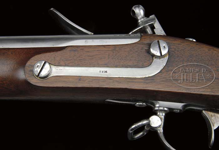 EXTREMELY RARE HARPERS FERRY MODEL 1840/1835 PATTERN MODEL FLINTLOCK ...