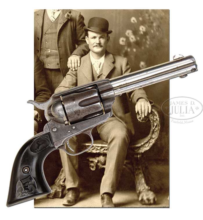 DOCUMENTED COLT SINGLE ACTION ARMY REVOLVER SURRENDERED BY ROBERT LEROY ...