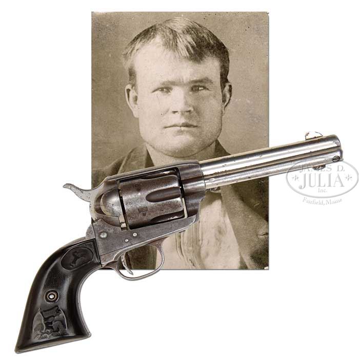 DOCUMENTED COLT SINGLE ACTION ARMY REVOLVER SURRENDERED BY ROBERT LEROY ...