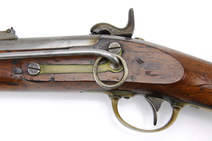 SPRINGFIELD MODEL 1847 U. S. CAVALRY MUSKATOON WITH CHAIN RAMROD RETAINER.