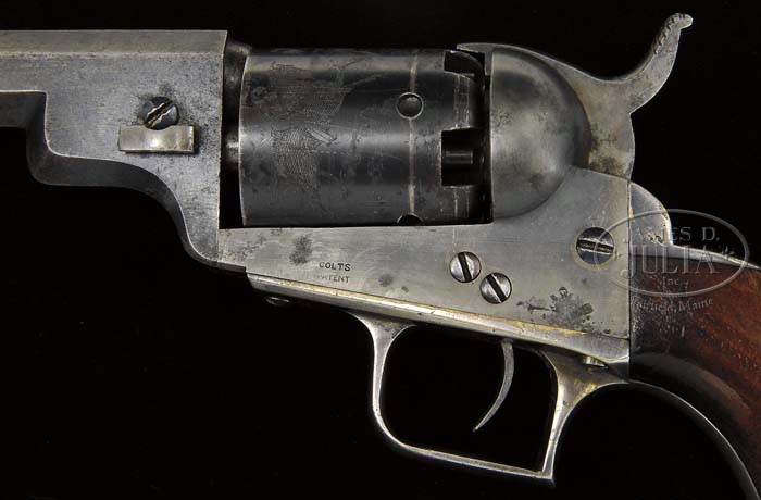 RARE CASED COLT BABY DRAGOON PERCUSSION REVOLVER.