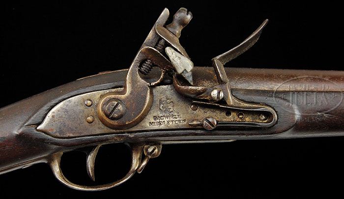 CONTRACT 1808 FLINTLOCK MUSKET BY OLIVER BIDWELL (MIDDLETOWN, CT).