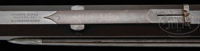 EXTREMELY RARE SHARPS MODEL 1869 SINGLE SHOT RIFLE.