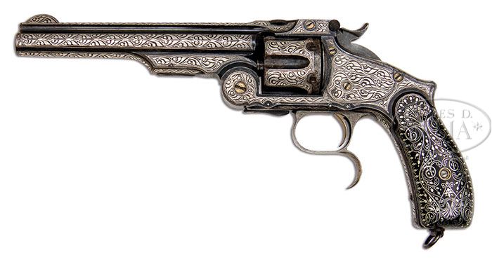 EXTREMELY RARE SMITH & WESSON 3RD MODEL RUSSIAN TURKISH CONTRACT SINGLE ...