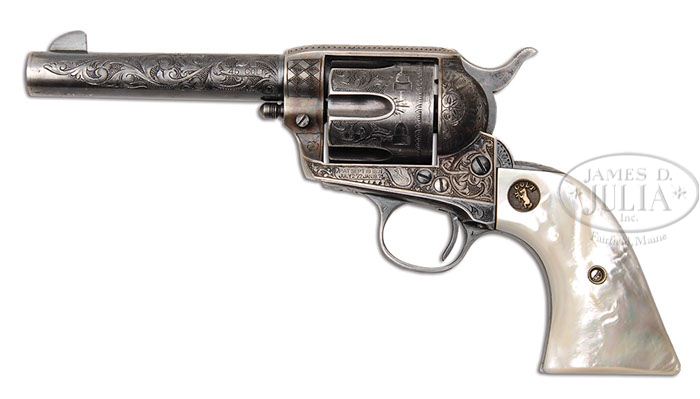 *EXTREMELY RARE FACTORY ENGRAVED COLT SINGLE ACTION ARMY SHERIFF’S ...
